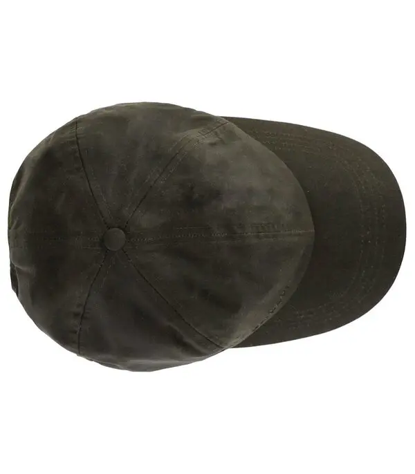 Barbour Wax Sports Baseball Cap - Green