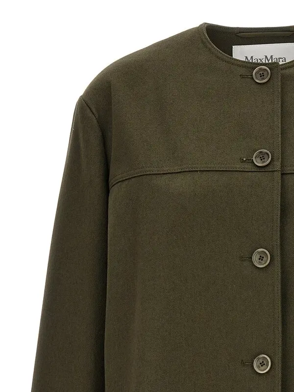 Max Mara Recital Midi Jacket - Green