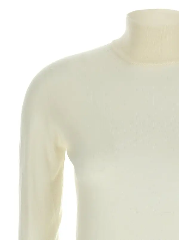 Max Mara Cecina Turtleneck Sweater - White