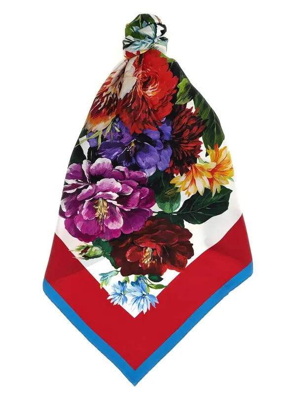 Dolce & Gabbana Floral Print Scarf - Multicolor