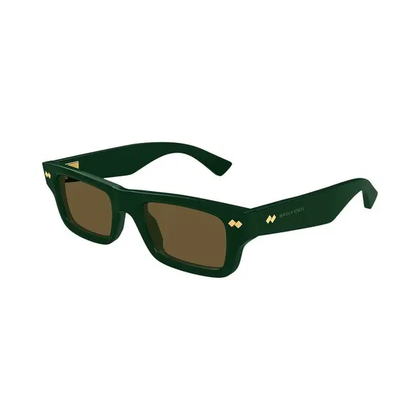 Bottega Veneta Square Frame Sunglasses - Green
