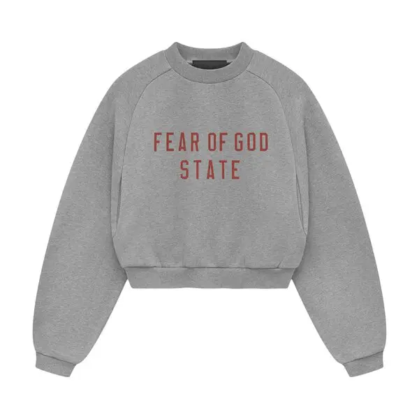 Fear Of God Fleece Cropped Crewneck