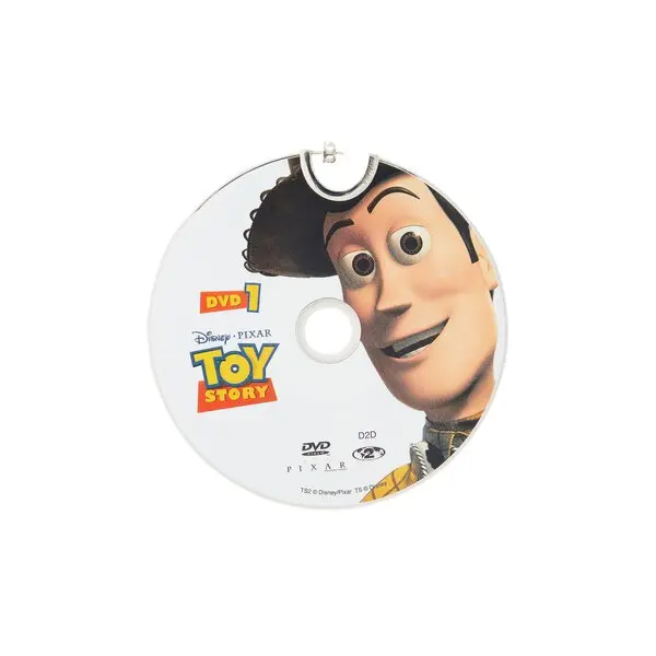 D'HEYGERE Manifesto 'toy Story' Dvd Hoop Earring - Silver