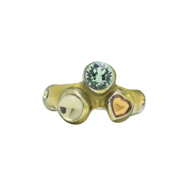 Collina Strada Florence Ring - Green