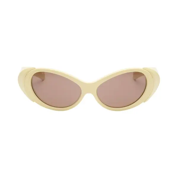 Collina Strada Oval Sunglasses - Yellow
