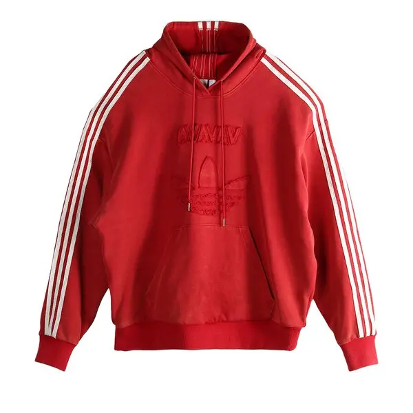 Adidas X Avavav Shoulderless Hoodie 'power - Red