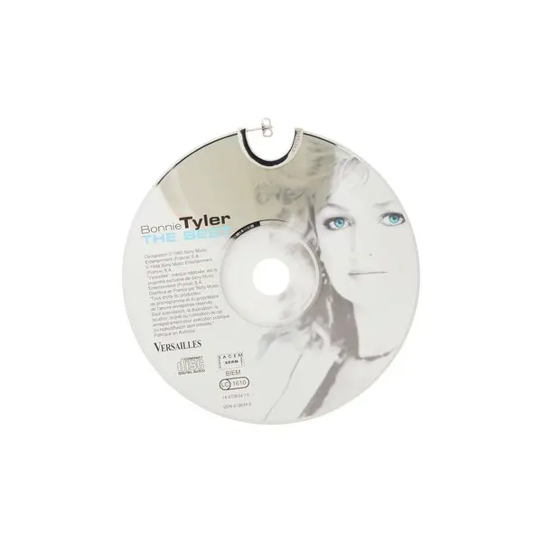 D'HEYGERE Manifesto Cd/dvd Hoop Earring - Silver