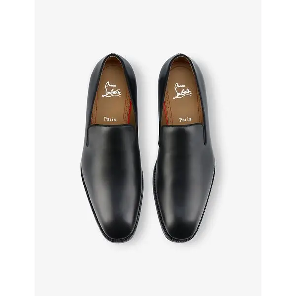 CHRISTIAN LOUBOUTIN Danny Flex Leather Loafers - Black