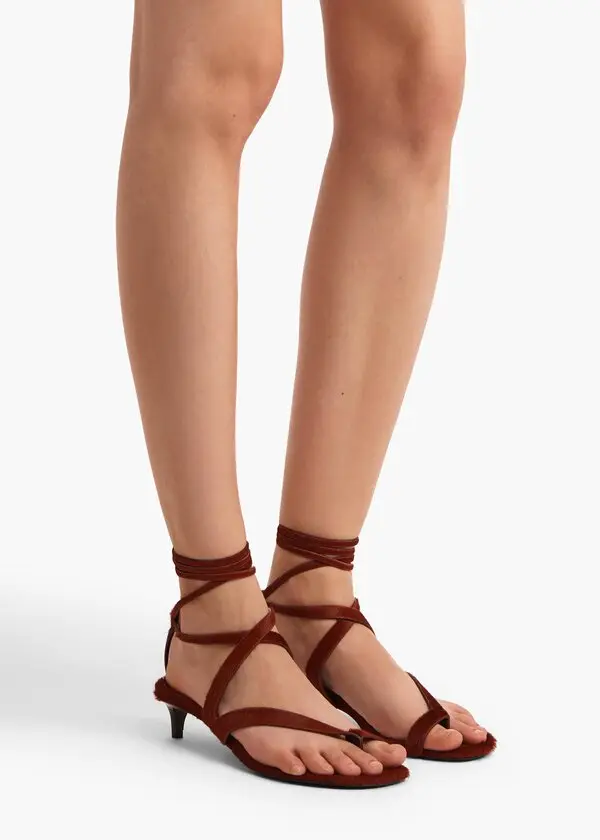 Khaite Aimee Kitten Heel Sandal