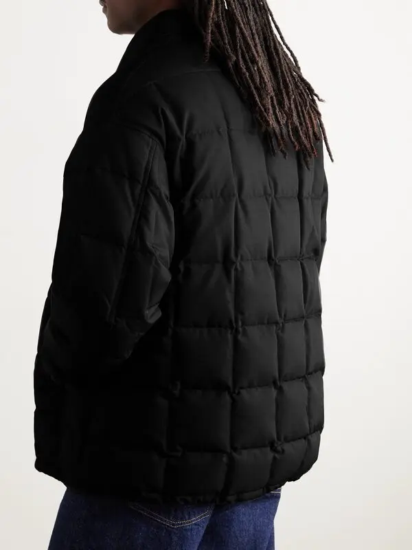 Visvim Coach Quilted Down Jacket - Black