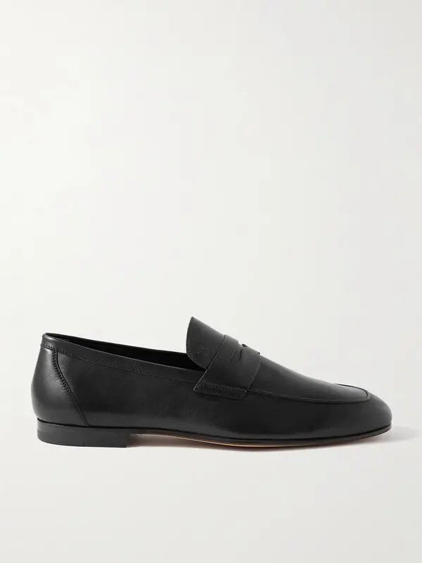 TOD'S Leather Penny Loafers