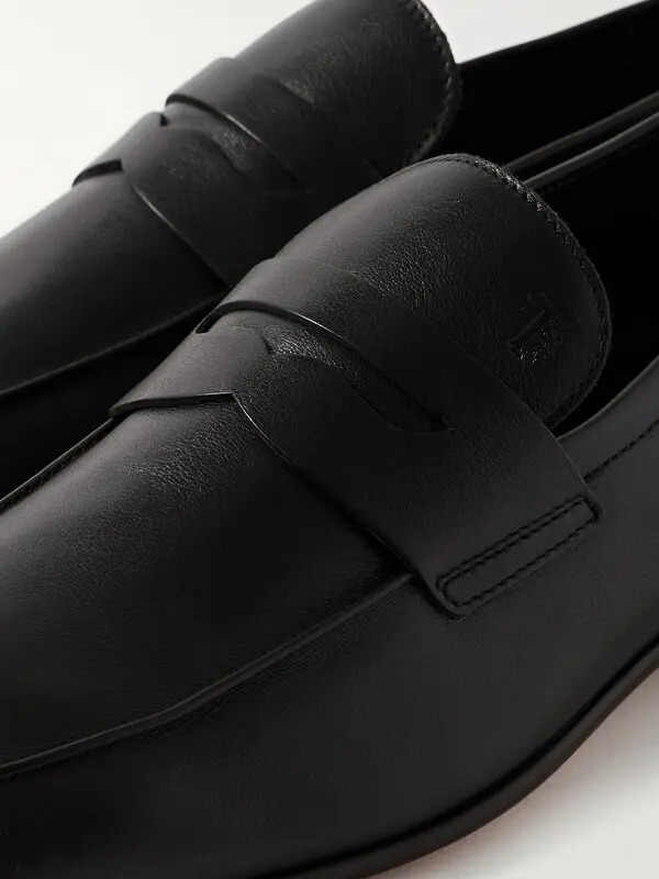 TOD'S Leather Penny Loafers
