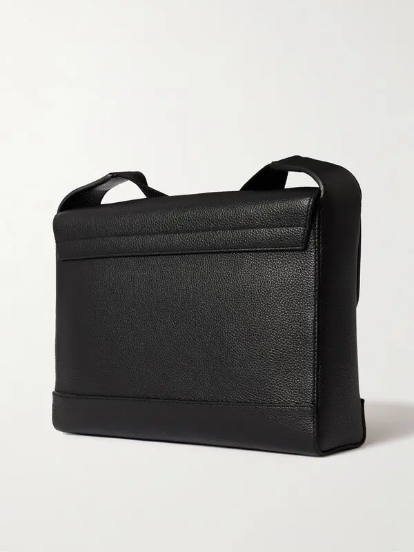 Mulberry Chiltern Small Full-grain Leather Messenger Bag - Black