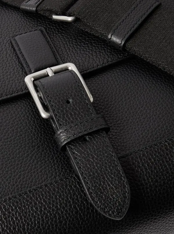 Mulberry Chiltern Small Full-grain Leather Messenger Bag - Black