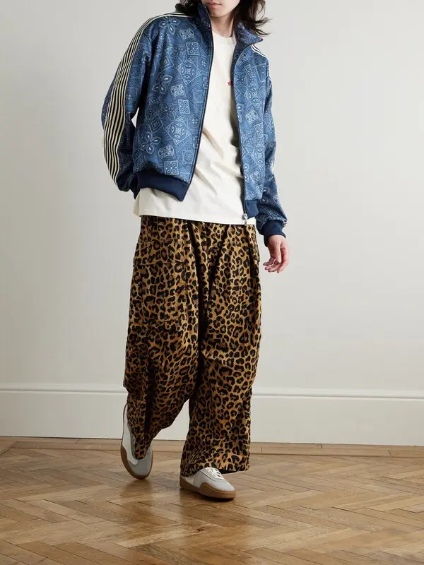 Kapital Cookie Bandana-print Track Jacket - Blue
