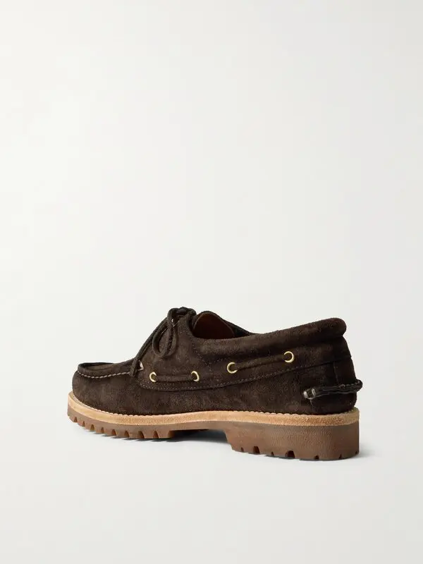 Officine Creative Heritage Flexi 001 Suede Boat Shoes