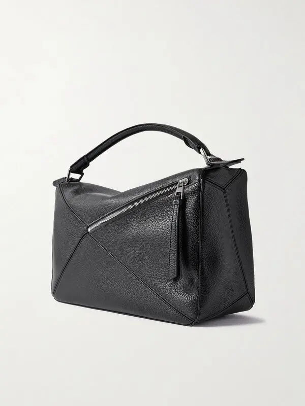 Loewe Puzzle Edge Large Full-grain Leather Messenger Bag