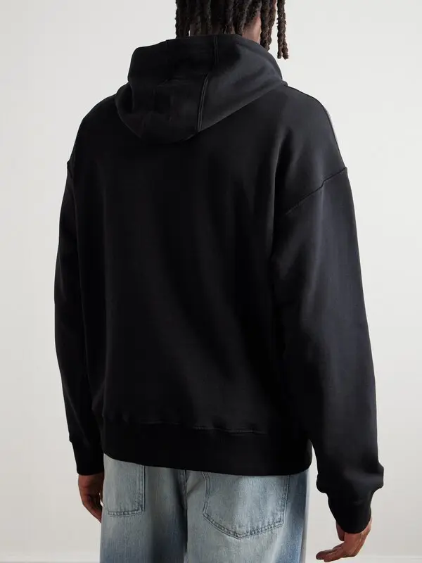 Missoni Jacquard-panelled Cotton-jersey Hoodie