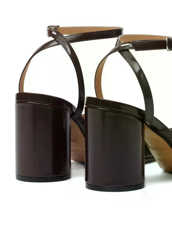 MAISON MARGIELA Tabi Split-toe Pumps With Cylindrical Heel - Brown