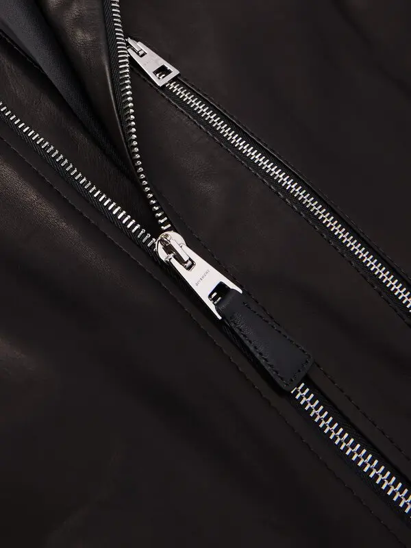 Givenchy Leather Bomber Jacket