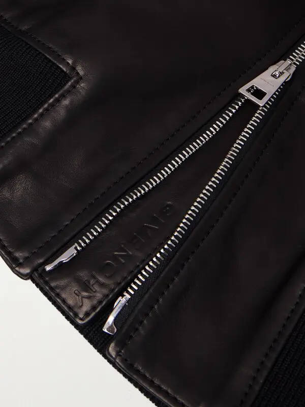 Givenchy Leather Bomber Jacket
