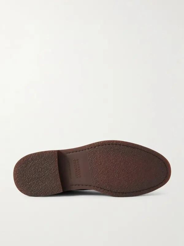 Brunello Cucinelli Leather Chelsea Boots