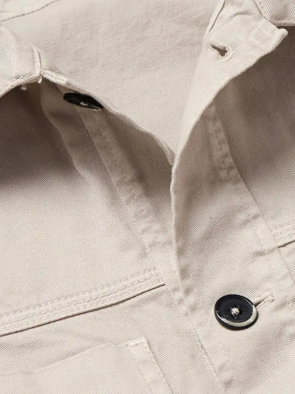 Barena Venezia Cotton-blend Twill Overshirt - Neutrals