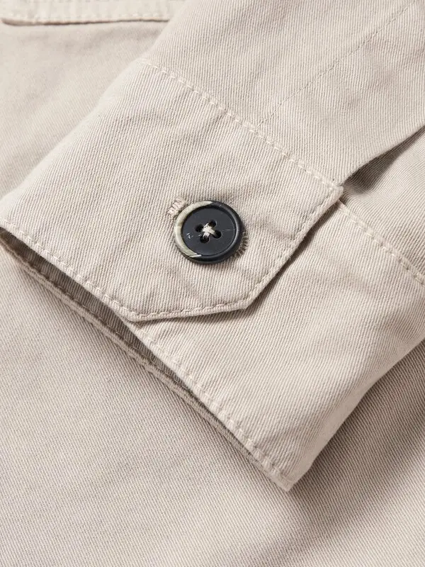 Barena Venezia Cotton-blend Twill Overshirt - Neutrals