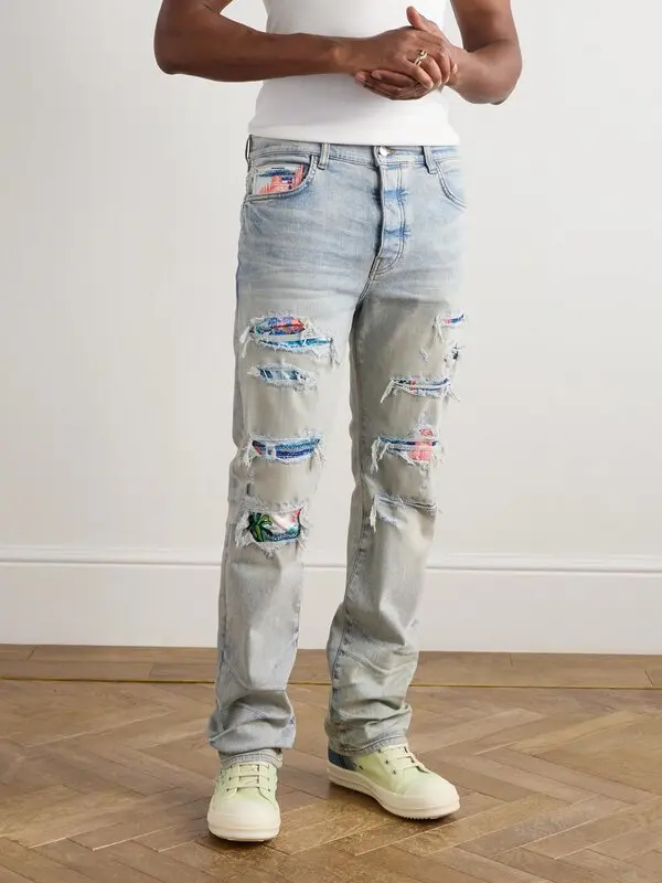 Amiri Aloha Thrasher Skinny-fit Jeans