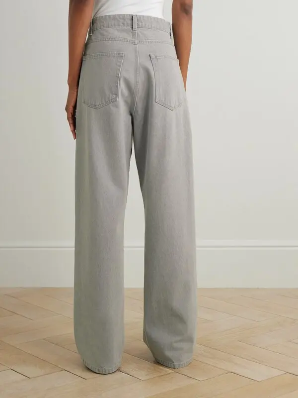 RÓHE High-rise Wide-leg Jeans