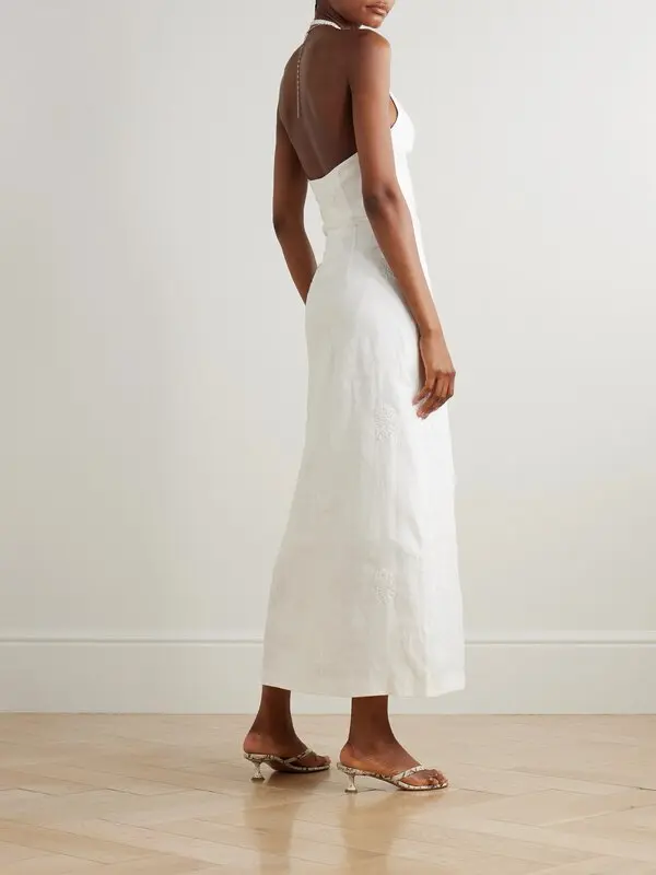 zimmermann august halter mini dress August Halterneck Playsuit Black – blueandcream main image 1