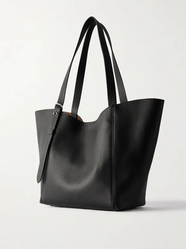 Max Mara Archetipo Textured-leather Tote