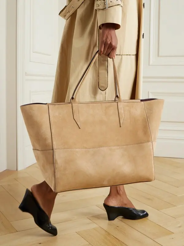 METIER Incognito 42 Cabas Suede Tote - Neutrals