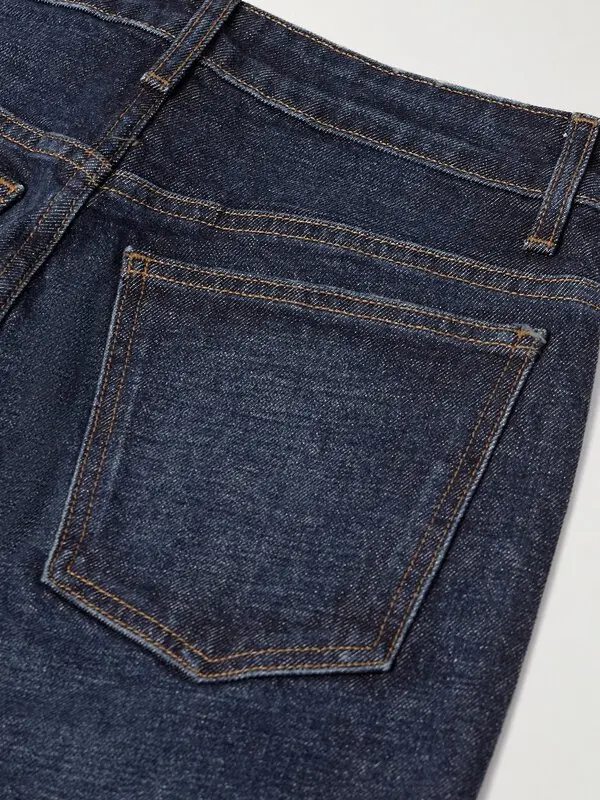 Khaite Danielle High-rise Straight-leg Jeans - Blue