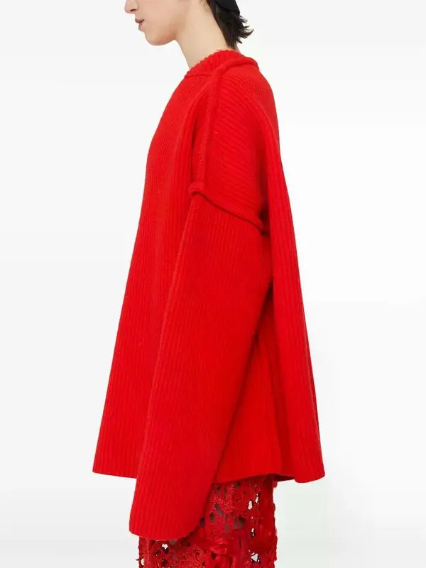 JIL SANDER Raised-seam Sweater