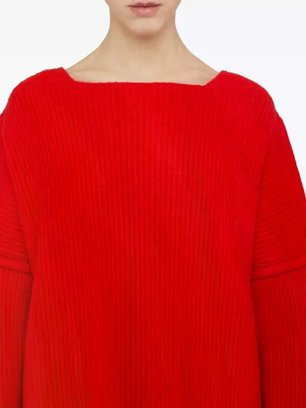 JIL SANDER Raised-seam Sweater