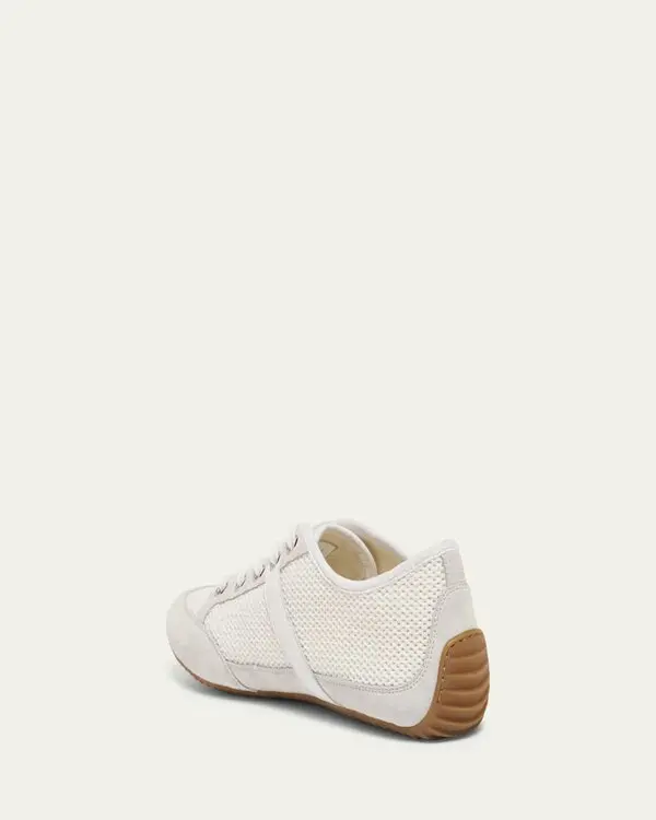 Givenchy Mesh And Suede Low-top Sneakers - White