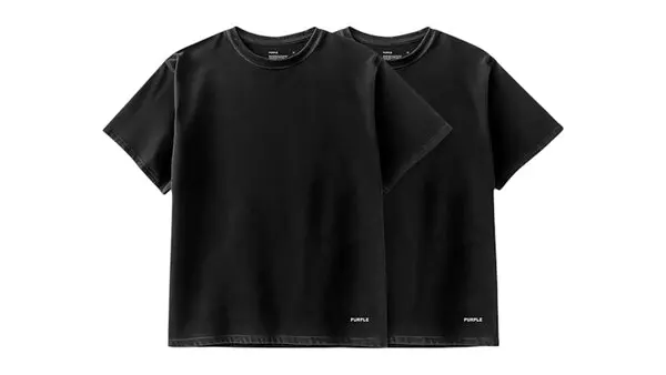 PURPLE BRAND 2 Pack Jersey Short Sleeve T-shirt - Black
