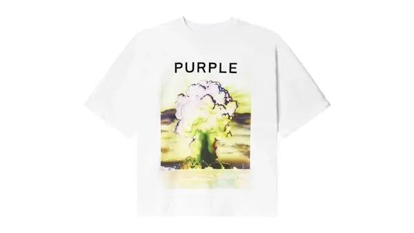 PURPLE BRAND Textured Jersey T-shirt - White