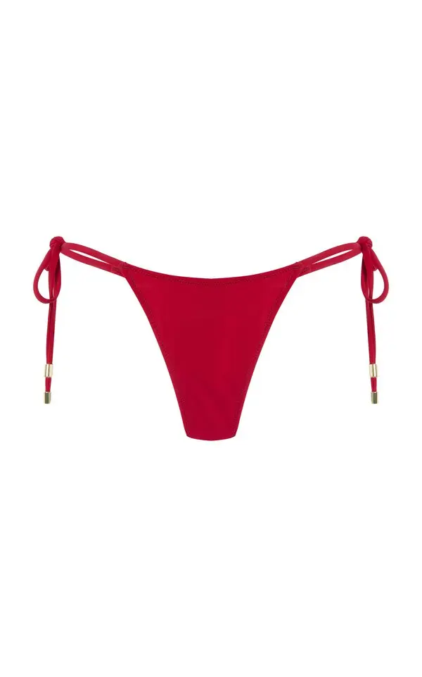 TROPIC OF C Triangle Bikini Bottom - Red