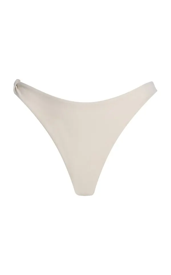 ZIAH Twisted Bikini Bottom - White