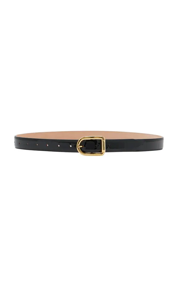 DEHANCHE Mija Patent Leather Belt - Black