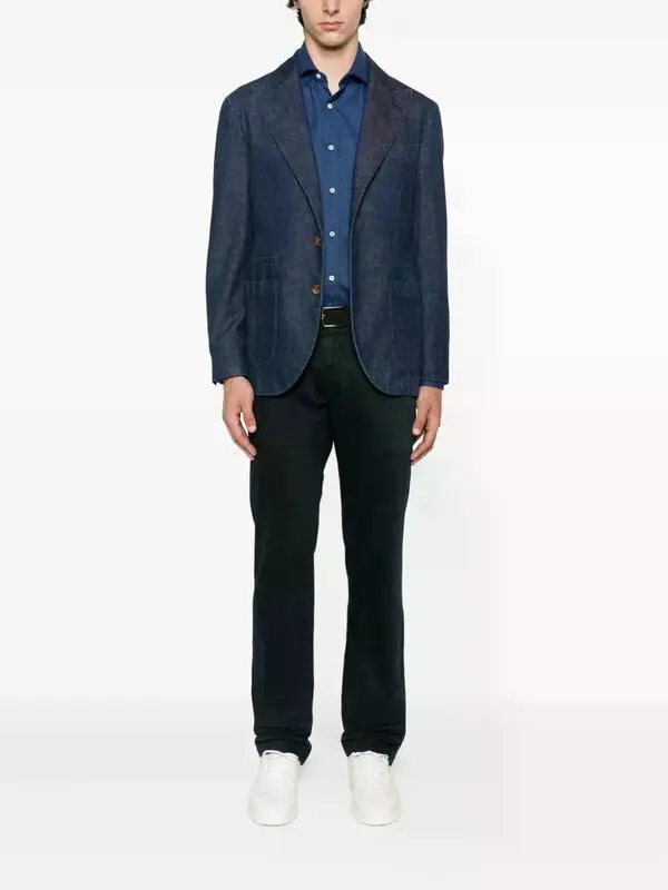 Brunello Cucinelli Three-button Patch-pocket Blazer