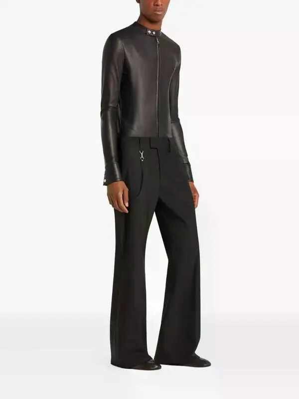 COURREGES Zip-up Biker Jacket