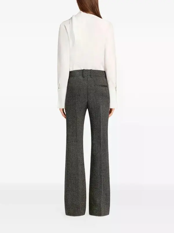 COURREGES Asymmetric Cotton Blouse - Neutrals