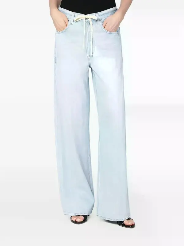 Citizens Of Humanity Palazzo Drawstring Jeans - Blue