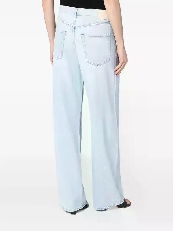 Citizens Of Humanity Palazzo Drawstring Jeans - Blue