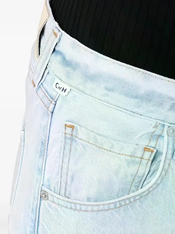 Citizens Of Humanity Palazzo Drawstring Jeans - Blue