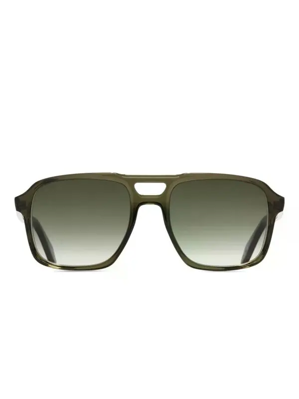 CUTLER & GROSS Pilot-frame Sunglasses - Green
