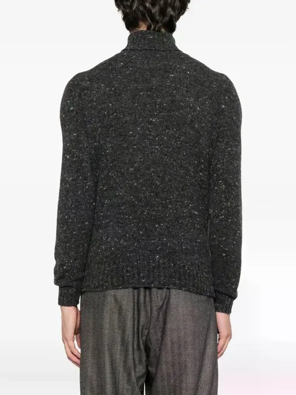 DRUMOHR Speckled Turtleneck Sweater
